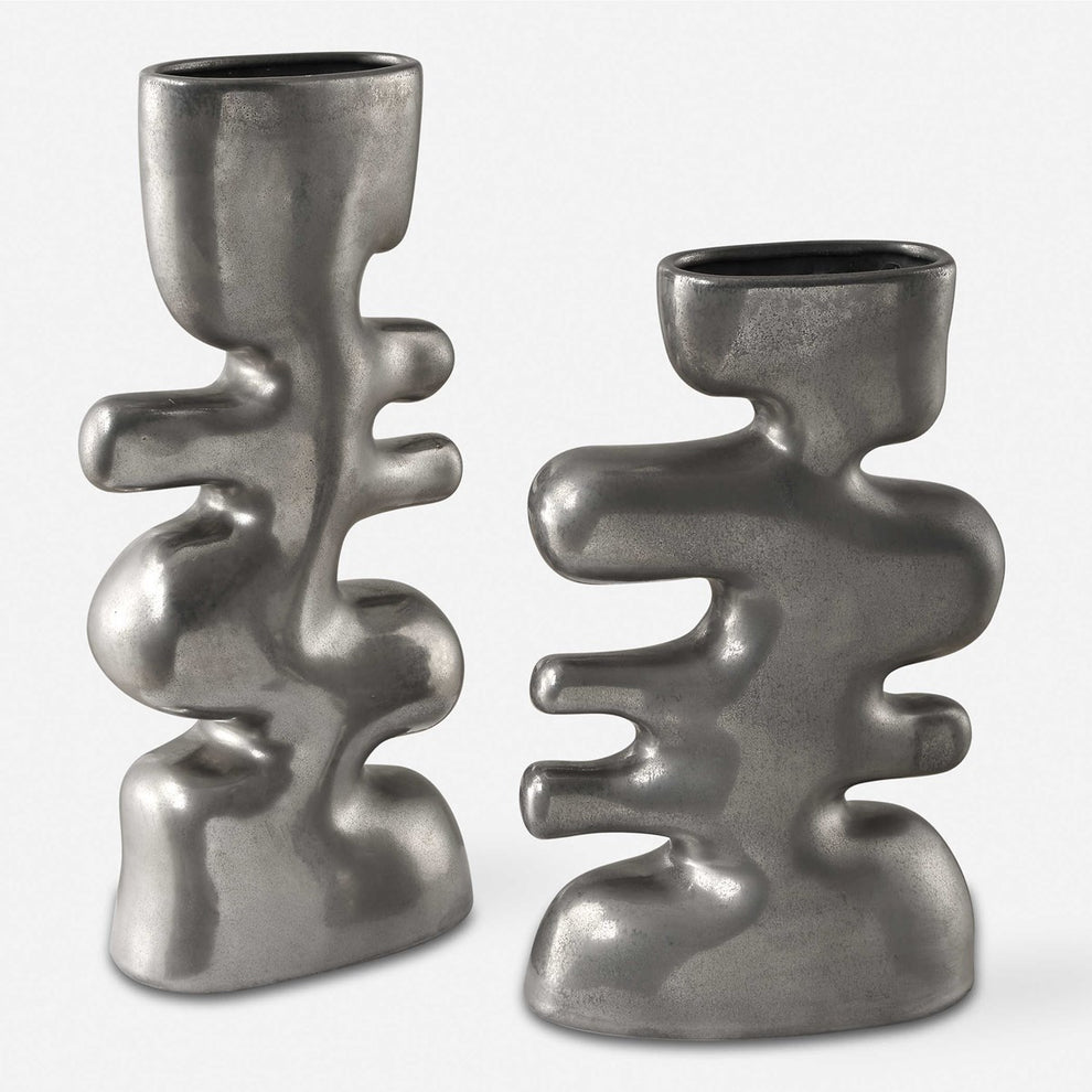 Valpone Ceramic Vases - Set of 2 – ObjectsHQ
